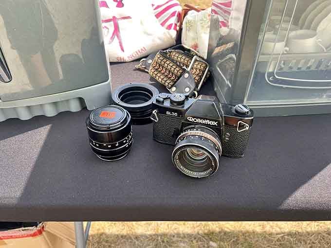 That vintage Rolleiflex camera has captured more memories than your smartphone ever will, and it looks infinitely cooler doing it.