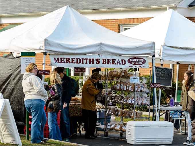 Real farmers selling real food to real neighbors, remember when this was just called shopping?