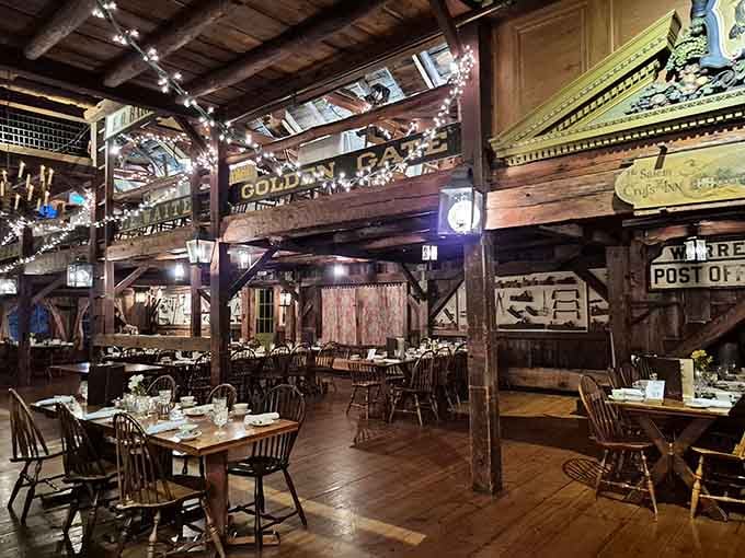 Dining rooms filled with authentic antiques and historical details that no decorator could ever successfully fake.