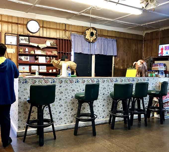 Pull up a stool at the counter where locals and pilgrims alike gather for barbecue that's worth every mile.