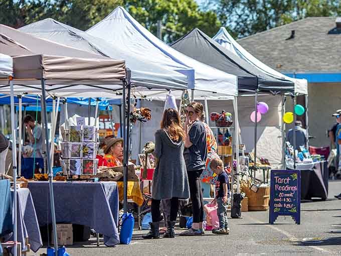 The farmer's market adds another dimension to your weekend, where vintage vendors often mingle with fresh produce and local artisans.