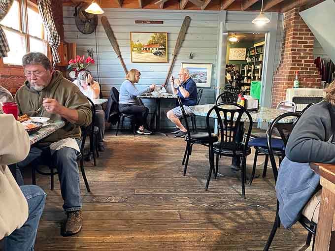 Locals know good food when they taste it, and these happy faces prove it.