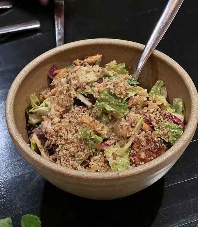 A salad that actually makes you excited about eating vegetables, which shouldn't be possible but here we are.