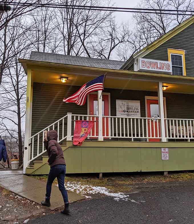 The bowling alley keeps vintage Americana alive, one strike and gutter ball at a time, bless its heart.