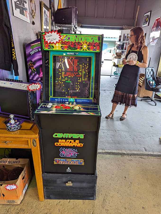 Classic arcade games like Centipede transport you straight back to 1980s pizza parlors and misspent quarters.