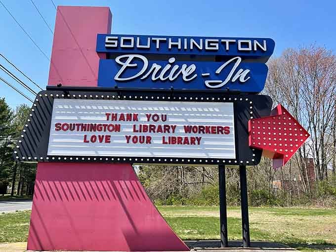 That retro signage isn't just decoration, it's a beacon calling you back to simpler times and better summer nights.