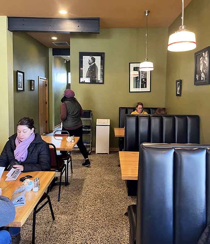 Real people enjoying real food in a real neighborhood spot that's become a Madison institution for good reason.