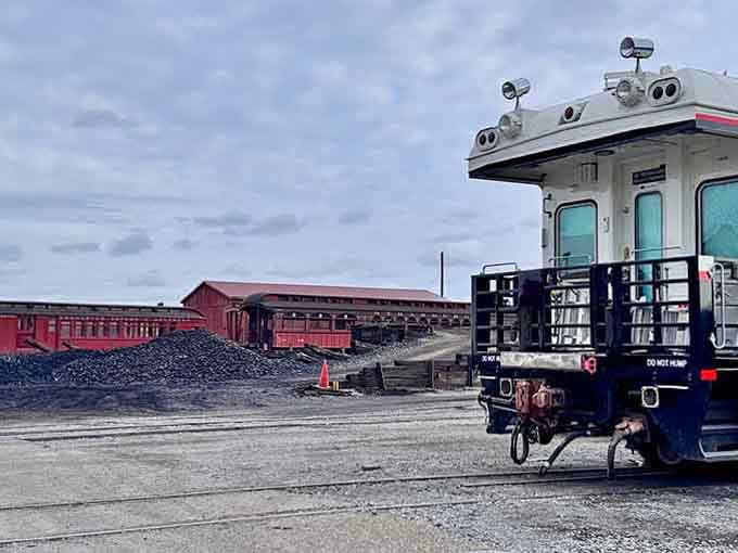 Vintage train cars that have seen more of America than most people's passport stamps combined.