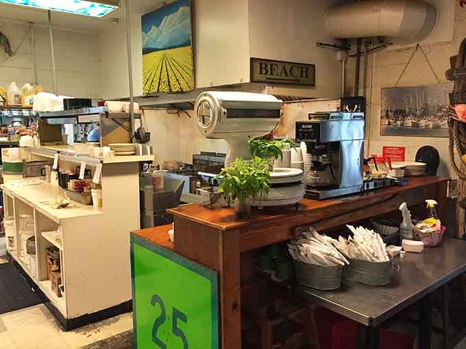 A working kitchen where actual cooking happens&mdash;notice the absence of microwaves and the presence of pride.