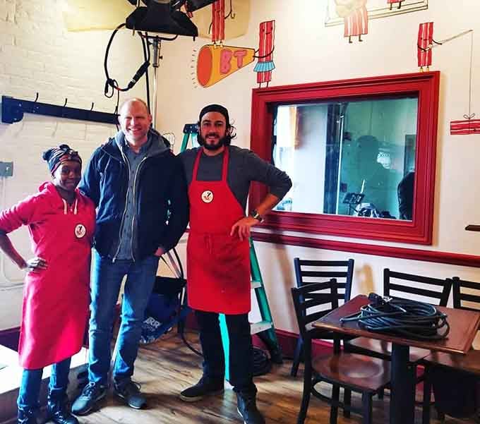 The friendly faces behind the counter who turn bacon into art and sandwiches into reasons to visit Charlestown daily.