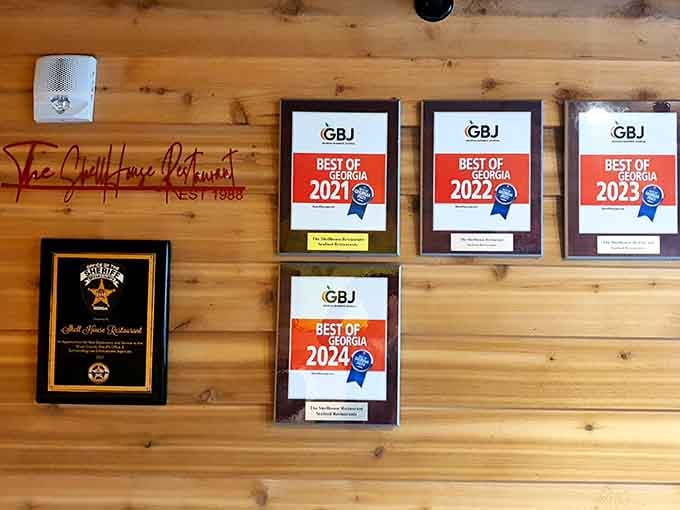 Awards lining the wall prove that locals and critics alike recognize what The ShellHouse does best.