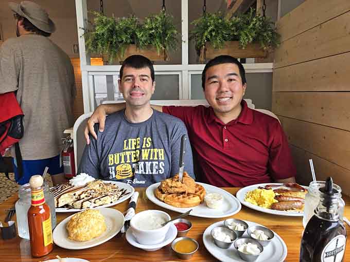 Those smiles say everything you need to know about what just happened at this table during their breakfast experience.
