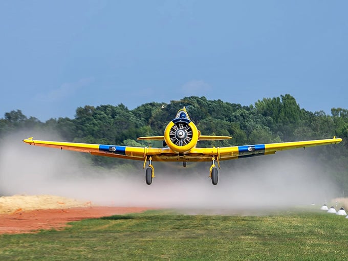 That moment when vintage meets velocity and the runway becomes just a memory beneath your wheels.