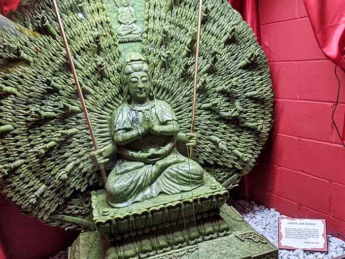 Ancient wisdom meets fantasy adventure in displays that blend cultures and mythologies with surprising thoughtfulness.