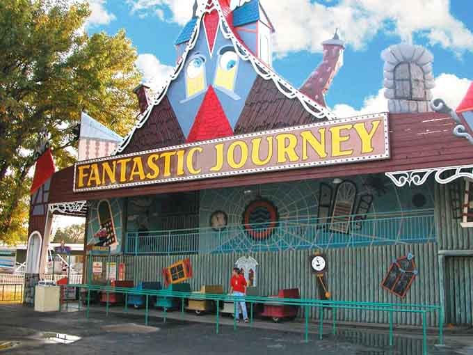 The Fantastic Journey promises adventure behind that colorful facade, no passport required for this trip.
