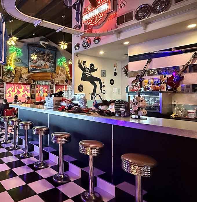 Chrome stools and counter service that transport you straight back to when diners were America's living rooms.