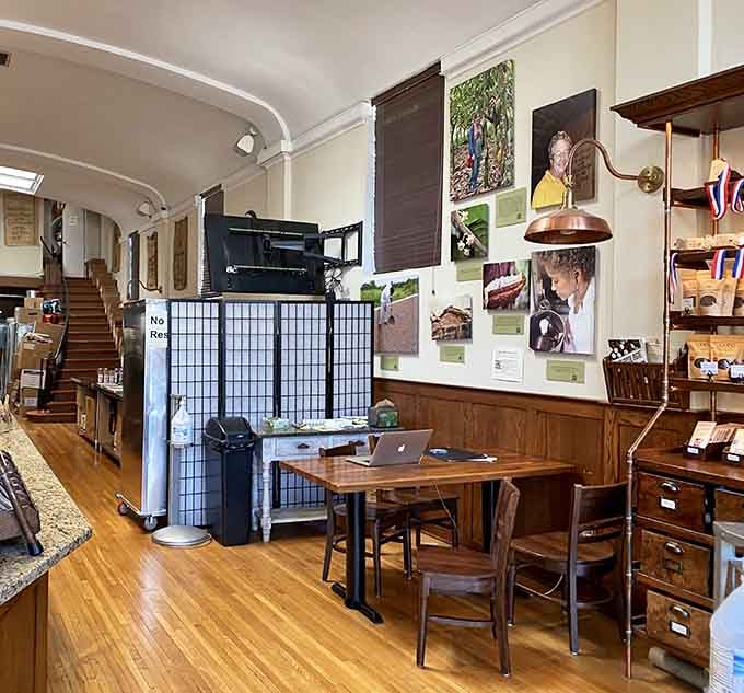 Grab a table, settle in, and savor your treats in this welcoming space designed for lingering.