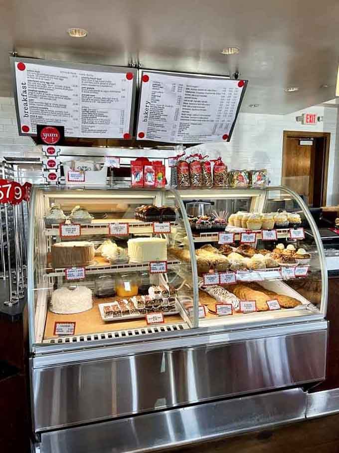 That bakery case is dangerous for anyone with even a shred of self-control or dietary willpower remaining.