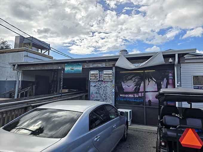 The artistic touches on this casual spot prove creativity extends beyond the kitchen into every corner here.