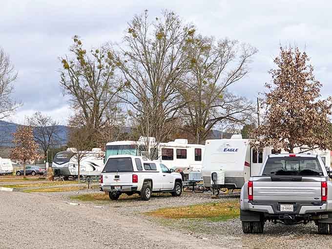 Oxford Campground offers RV living with mountain views, proving affordable adventure is alive and well here.