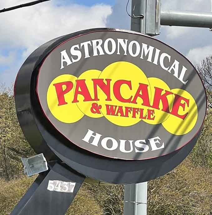 That roadside sign isn't exaggerating; it's providing fair warning about the delicious enormity waiting inside those doors.