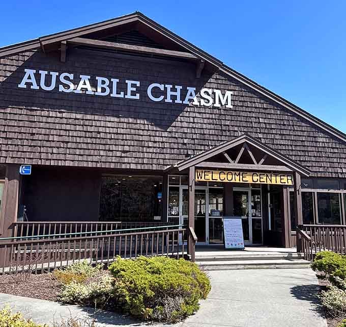 The Welcome Center: your gateway to discovering why New Yorkers don't need to travel west for canyon experiences.