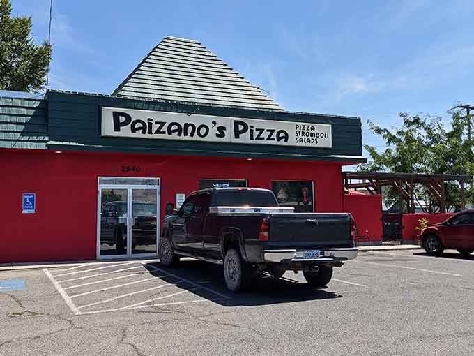 Paizano's Pizza serves up slices in a no-frills building that lets the food do all the talking.