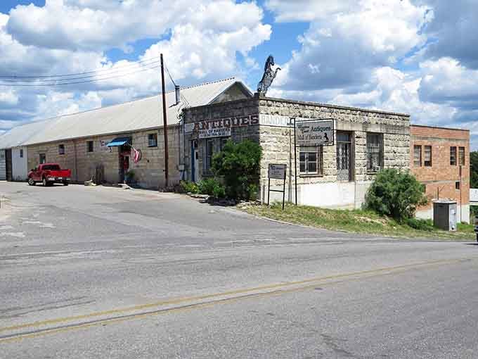 Antique stores line the streets here, filled with treasures from eras when things were built to last generations.