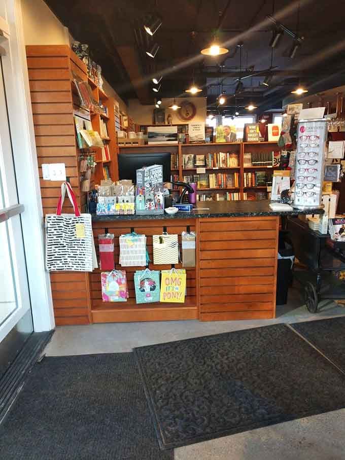 The welcoming counter where knowledgeable staff help you find exactly what you need, even unexpectedly.