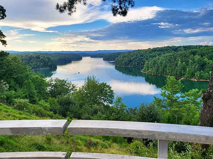 Philpott Lake views like this make you understand why people choose peace over prestige, trading skyline views for actual sky.