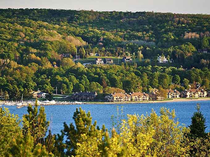 Views like this make you wonder why anyone would choose to live anywhere without hills and water combined.