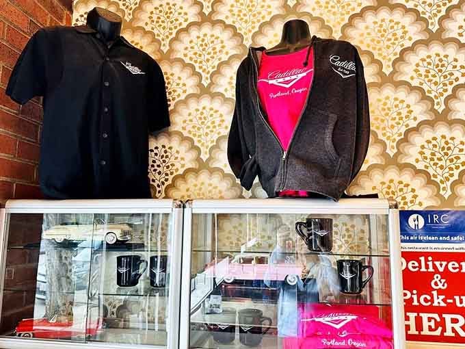 Cadillac Cafe merchandise for those who want to take a piece of the retro magic home with them.