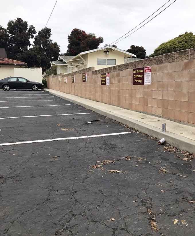 Convenient parking means the hardest part of your visit is deciding what to order, not where to park.