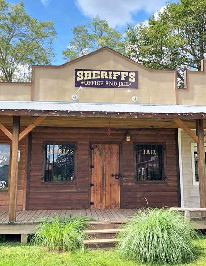 The Sheriff's Office and Jail combo reminds you that frontier justice was swift, simple, and seriously no-nonsense.