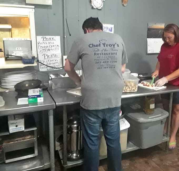 Behind every great small-town restaurant is a kitchen crew working magic with ingredients and decades of experience.