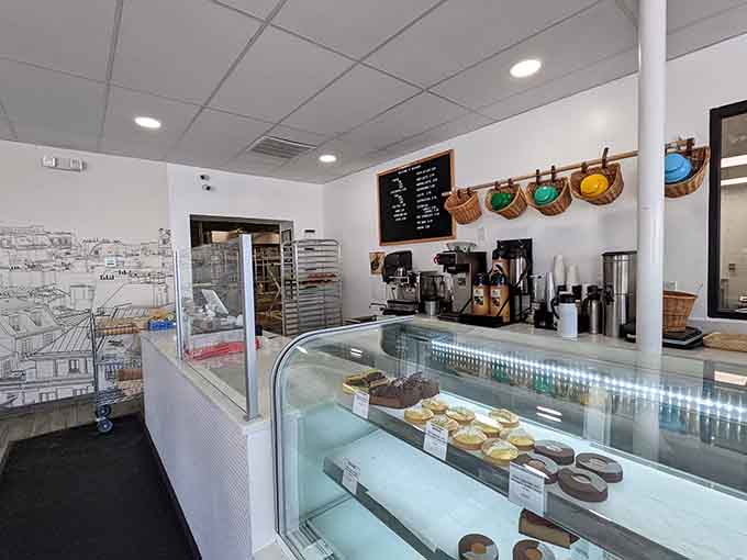 The counter where dreams come true and willpower goes to die, one perfectly crafted pastry at a time.