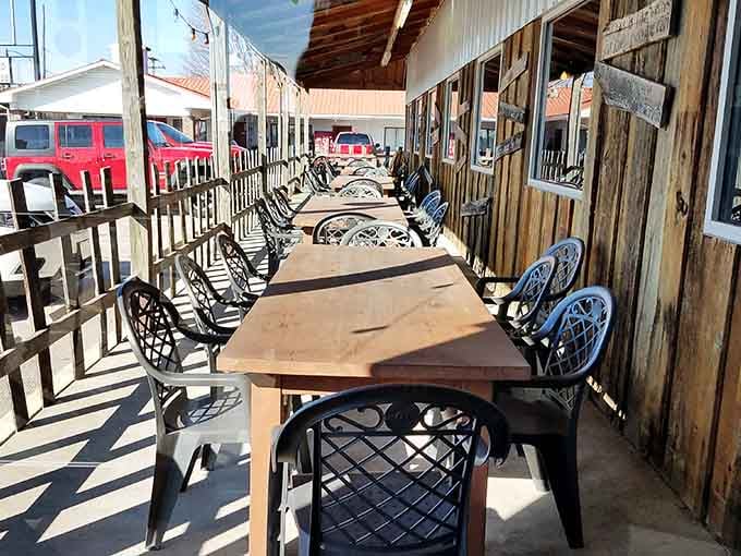 That sunbathing porch is calling you home to dinner, and honestly, who could possibly resist that kind of invitation?