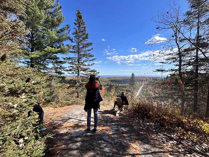 The view from this trail rewards those willing to earn their panoramas the old-fashioned way.