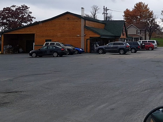 A full parking lot tells you everything about what's happening inside those wooden walls every single day.