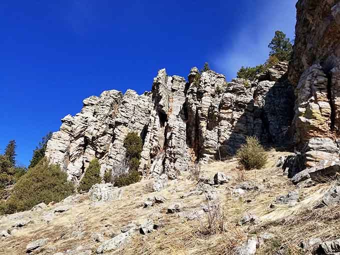 These ancient rock formations have been standing guard here longer than anyone's been complaining about Denver traffic.
