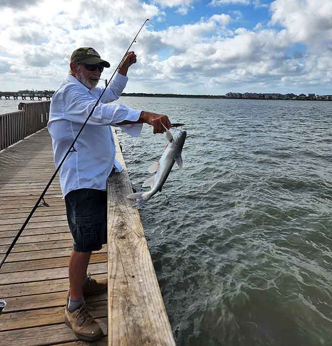 Landing a fish from this pier delivers that timeless thrill that never gets old, no matter your age.