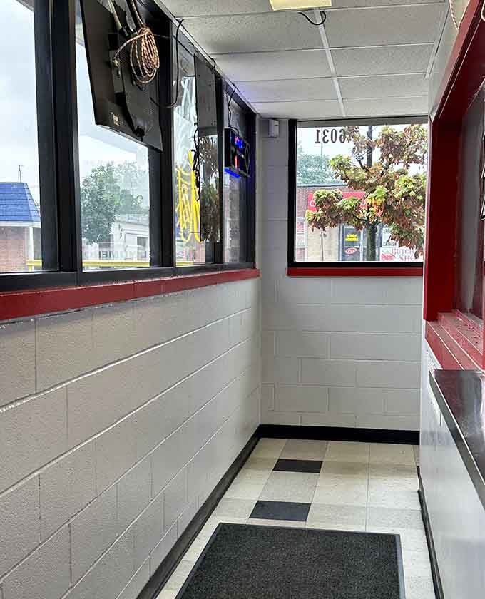 The hallway to happiness is surprisingly short when there's a Chicago dog waiting at the other end.