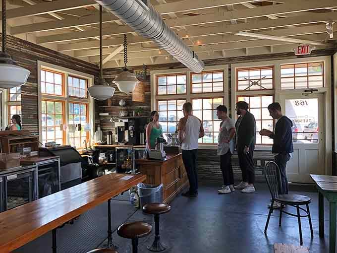 The line moves fast, but even waiting feels worthwhile when you know what's waiting at the counter ahead.