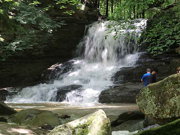 The power of water meeting ancient stone creates a show that's been running for thousands of years.