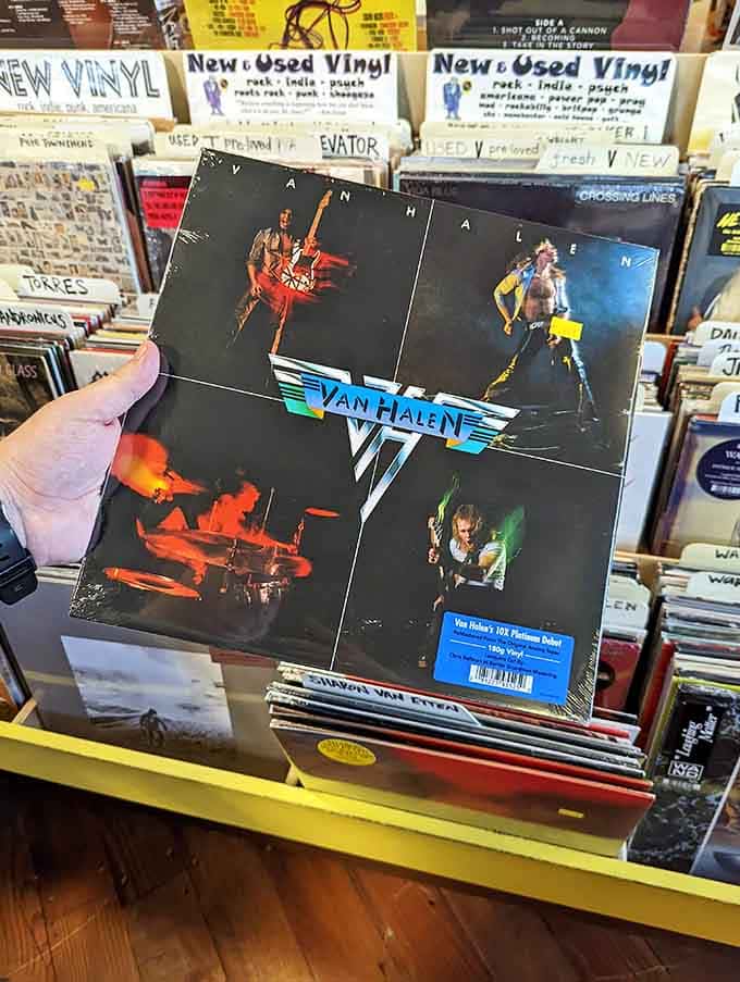 Van Halen's debut album still commands attention decades later, especially when it's displayed on glorious twelve-inch vinyl.