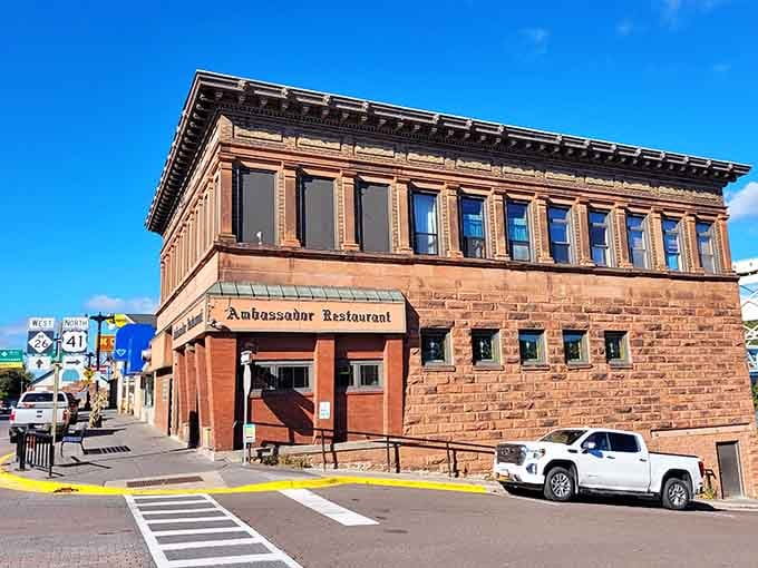 The Ambassador's sandstone walls have welcomed diners for generations, outlasting countless food trends and fad diets.