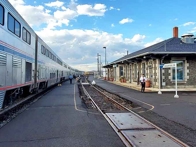 The historic train station reminds travelers that journeys matter as much as destinations, maybe more.