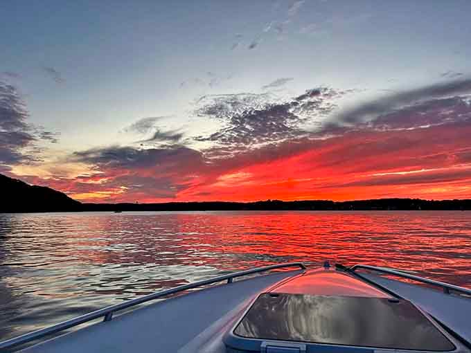 Sunsets so spectacular they make every cheesy romantic movie ending seem totally reasonable and justified now.