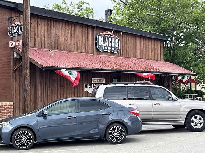 Black's rustic exterior hides generations of barbecue wisdom, family recipes, and enough smoke to make grown adults weep with joy.
