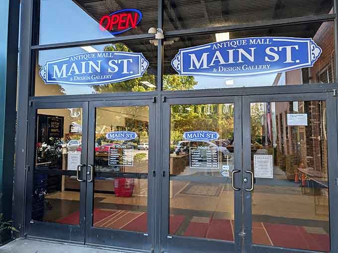 Those welcoming glass doors promise hours of discovery inside, and that neon "OPEN" sign never looked so inviting.